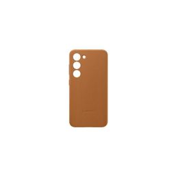 Custodia Leather Case Samsung EF-VS911LAEGWW per Galaxy S23 SM-S911 Camel