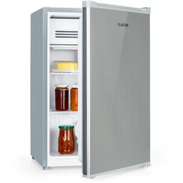 Klarstein Delaware Kühlschrank 75 Liter 4-Liter-Gefrierfach Kompression - Silber-Metallic
