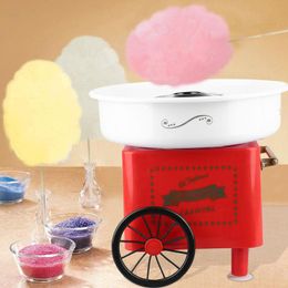 Skecten - Zuckerwattemaschine für Zuhause,Zuckerwatte Maschine für Zucker oder Bonbons,für Kinderfest, Geburtstag und Party-Rot