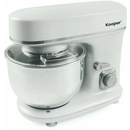 Planetenmixer mit abnehmbarer Schüssel in Edelstahl 5L 1300W Clara - White - White