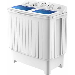 GOPLUS Waschmaschine, Miniwaschmaschine mit 5 kg Waschkapazität & 3 kg Schleuderkapazität, lToploader, Wäscheschleuder, für Schlafsäle, Wohnungen,