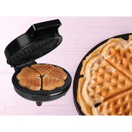 Tristar - Kleines Waffeleisen 5 herzförmige Waffeln Ø19cm Herzchen Waffelbäcker 1200W