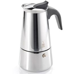 Gefu - 4 Tassen Kaffeemaschine, Edelstahl Kaffeekanne