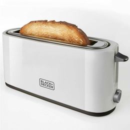 Black & Decker 1 Steckplatz 1000w weißer Toaster - bxto1001e - black+decker