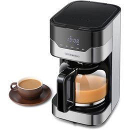 Kaffeemaschine mit led Display 900 Watt 1,5 Liter Kapazität Digitaler Timer 12-15 Tassen - Steinborg