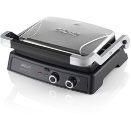 ARZUM Tostçu Delux 2000W, Kontaktgrill Sandwichmaker Sandwich-Toaster Silber