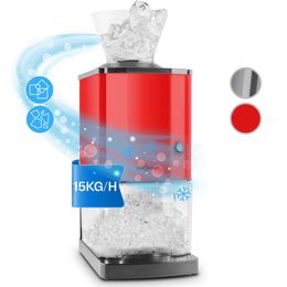 Icebreaker Ice Crusher 15kg/h 3,5 Liter Eisbehälter Edelstahl rot - Rot - ONECONCEPT