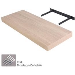 Domax - Wand-Regal Eichen-Holz 235 x 235 mm