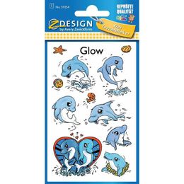 Avery Zweckform - Creative Leucht-Sticker Delfine