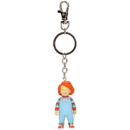 Chucky 3D Schlüsselanhänger Chucky multicolor, Kunststoff, mit Schlüsselring und Karabiner.