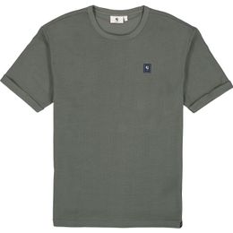 Garcia T-Shirt, Logo-Patch, für Herren, grün, XL