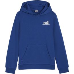 Puma® Hoodie, Kängurutasche, Rippbündchen, für Kinder, blau, 128