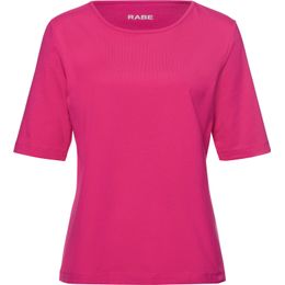 Rabe Shirt, Halbarm, Rundhalsausschnitt, für Damen, pink, 46
