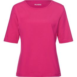 Rabe Shirt, Halbarm, Rundhalsausschnitt, für Damen, pink, 38