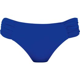 Rosa Faia Shiny Basics Bikini-Unterteil, Raffung, für Damen, blau, 42