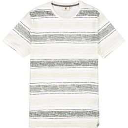 Garcia T-Shirt, Baumwolle, Rundhalsausschnitt, für Herren, weiß, L