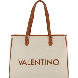Valentino by Mario Valentino Valentino by Mario Shopper, Reißverschluss, Marken-Schriftzug, für Damen, grau