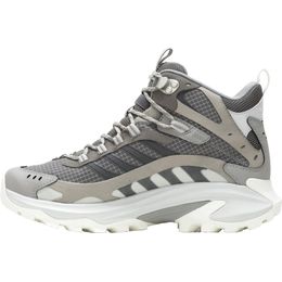 Merrell® Trekkingschuhe "Moab Speed 2 Mid GTX", wasserdicht, rutschfest, für Damen, grau, 42