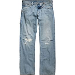 G-Star Raw Lenney Jeans, Destroyed-Optik, Bootcut, für Herren, blau, 33/32