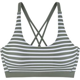 Venice Beach Summer Bustier-Top, herausnehmbare Cups, für Damen, grün, 38