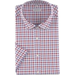 Seidensticker Businesshemd, Regular Fit, Kurzarm, Button-Down-Kragen, für Herren, rot, 43