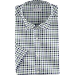 Seidensticker Businesshemd, Regular Fit, Kurzarm, Button-Down-Kragen, für Herren, grün, 45