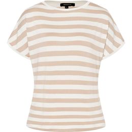 More & More MORE & T-Shirt, Streifenmuster, für Damen, beige, 38