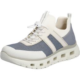 Rieker Sneaker, Komfortweite, Schnellschnürsystem, für Damen, blau, 38