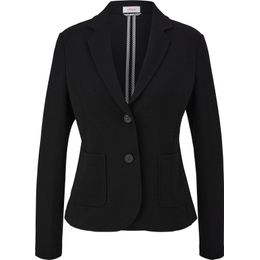 s.Oliver Blazer, tailliert, Knopfleiste, für Damen, schwarz, 38