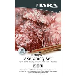 Lyra Sketching Set, 11-teilig, mehrfarbig