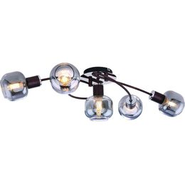 Globo Lighting - PALLO - Deckenleuchte Metall bronzefarben, 5x E14