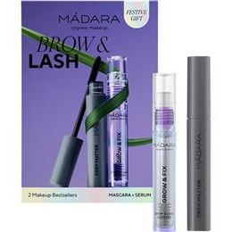 Mádara MÁDARA Make-up Augen Geschenkset Grow & Fix Brow & Lash Booster 4,25 ml + Deep Matter Bold Volume Mascara 6 ml
