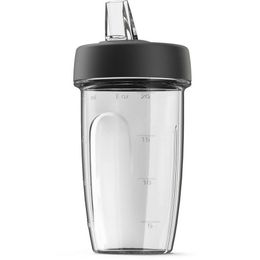 Kenwood Trinkflasche Smoothie2Go KAH740PL, 2 x 0,6 l, schwarz|weiß