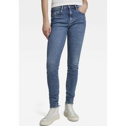 Skinny-fit-Jeans G-Star Raw "330 Skinny Wmn" Gr. 32, Länge 30, blau (faded miami) Damen Jeans Röhrenjeans