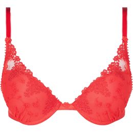 Passionata® White Nights Bügel-BH, Push-up-Effekt, Stickereien, für Damen, rot, 75D