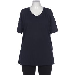 Ulla Popken Damen T-Shirt, marineblau, Gr. 42