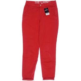 Oui Damen Jeans, rot, Gr. 36