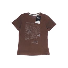 Tom Tailor Damen T-Shirt, braun, Gr. 128