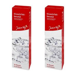 Jeden Tag Cocktail-Set 2 x JedenTag Eiswürfelbeutel 10 Beutel 24er