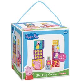Bambolino Toys Stapelspielzeug Peppa Pig Stapelwürfel Set 10-tlg