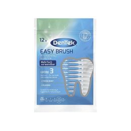 DenTek Zahnseide dentek Interdentalbürste Größe 3 12er Pack