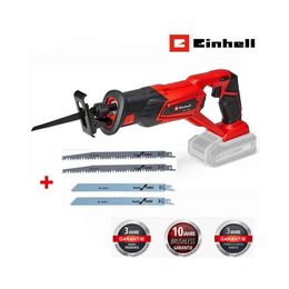 Einhell Akku-Säbelsäge Einhell Akku-Universalsäge TE-AP 18/22 Li-Solo + 4 Bosch Sägeblätter