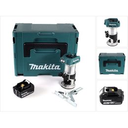 Makita Oberfräse DRT 50 F1J Akku Multifunktionsfräse brushless 18V + 1x Akku 3