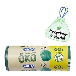 Swirl® Müllbeutel Öko 114234 60,0 l grün, 8 St.