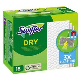 Swiffer DRY Staubfangtücher Mikrofaser, 18 Tücher