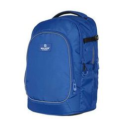 WALKER Schulrucksack Campus EVO 2.0 Lime Kunstfaser blau