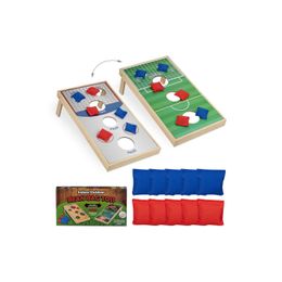 Relaxdays Spiel, 11 tlg. Cornhole Wurfspiel