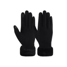 Rnemitery Fleecehandschuhe Damen Warm Touchscreen Handschuhe Fleece Gefütterte WinterHandschuhe