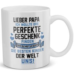 22Feels Tasse Papa Geschenk Vatertag Vater Geburtstag Kaffeetasse Männer Weihnachten
