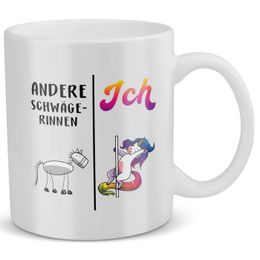 22Feels Tasse Schwägerin Geschenk Hochzeit Frauen Weihnachten Geburtstag Einhorn